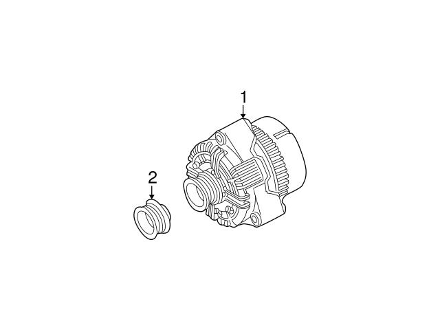 Genuine Mercedes 011154640283 Alternator - Mercedes | 0111546402 ...