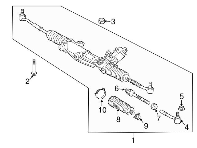 Genuine Mercedes 0159909201 Stabilizer/Sway Bar Link Bolt; Left Rear ...