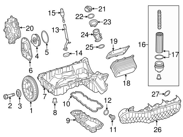 Genuine Mercedes 0189907901 Harmonic Balancer Bolt - Mercedes
