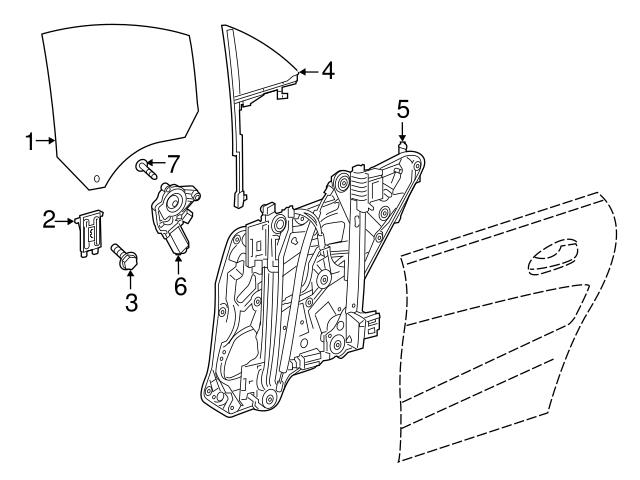 Genuine Mercedes 0199906301 Radiator Support Tie Bar Bolt; Left Upper ...