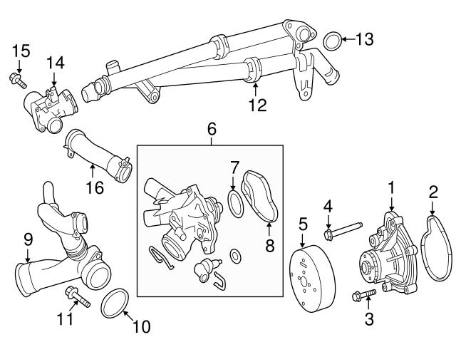 Genuine Mercedes 0219976845 Coolant Pipe O-Ring - Mercedes