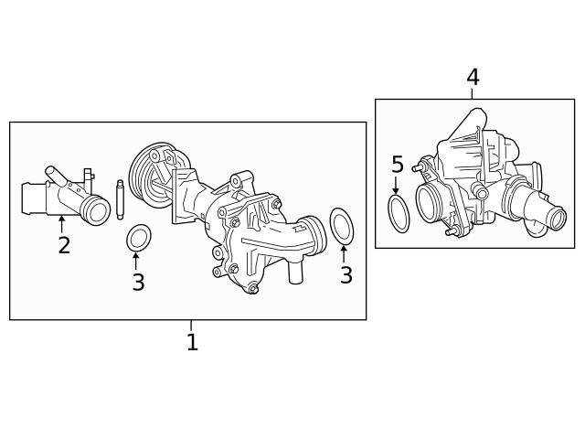 Genuine Mercedes 0249976545 Coolant Pipe O-Ring - Mercedes