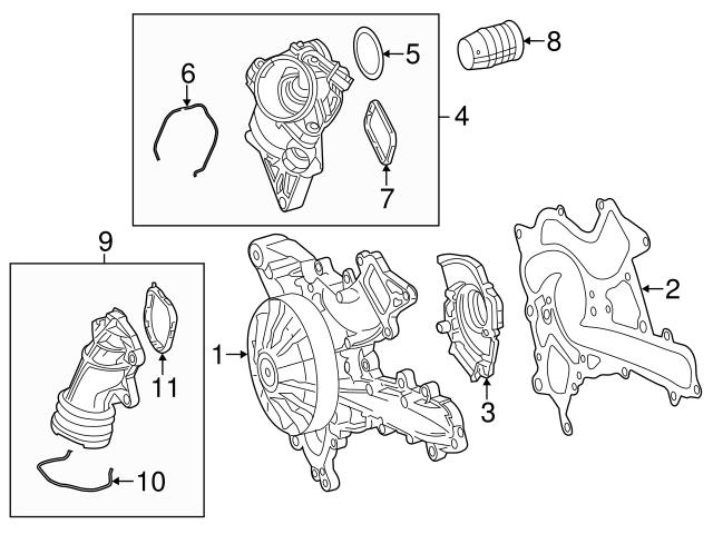 Genuine Mercedes 026997974564 Coolant Pipe O-Ring - Mercedes ...