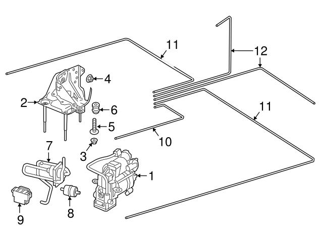 Genuine Mercedes 0993230200 Air Suspension Compressor Insulator - Mercedes