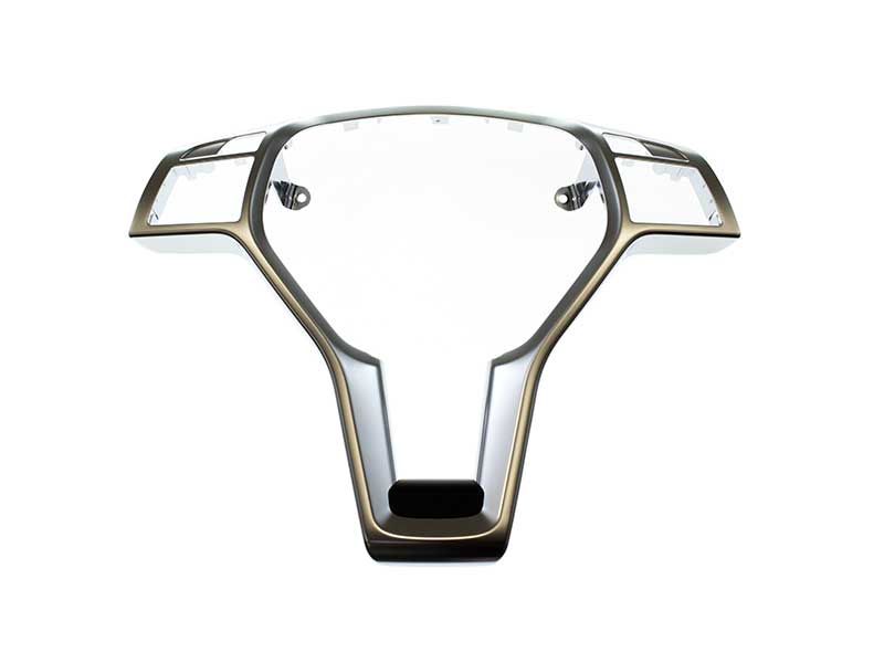 Genuine Mercedes 09946400139107 Steering Wheel Center Trim; Silver ...