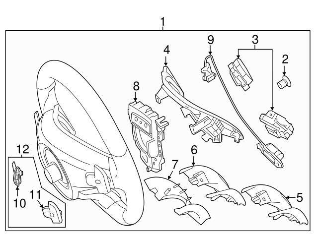 Genuine Mercedes 0994641500 Air Bag Clockspring - Mercedes | 0994641617