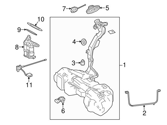 Genuine Mercedes 0994760180 Fuel/Gas Cap Seal - Mercedes