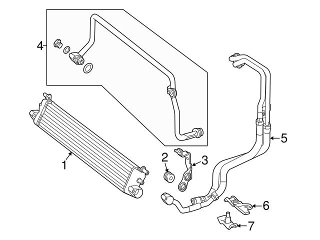 Genuine Mercedes 0995002200 Oil Cooler - Mercedes
