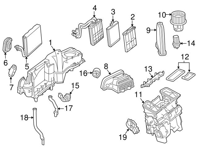 Genuine Mercedes 0999067402 HVAC Air Inlet Door Actuator - Mercedes ...