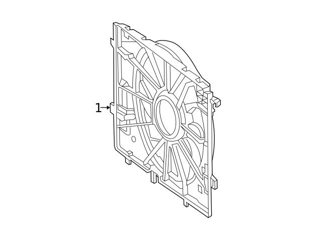 Genuine Mercedes 0999067903 Engine Cooling Fan Assembly; Front ...