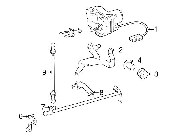Genuine Mercedes 1110700821 Cruise Control Linkage - Mercedes