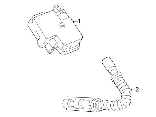 Genuine Mercedes 112150021864 Spark Plug Wire - Mercedes | 1121500218