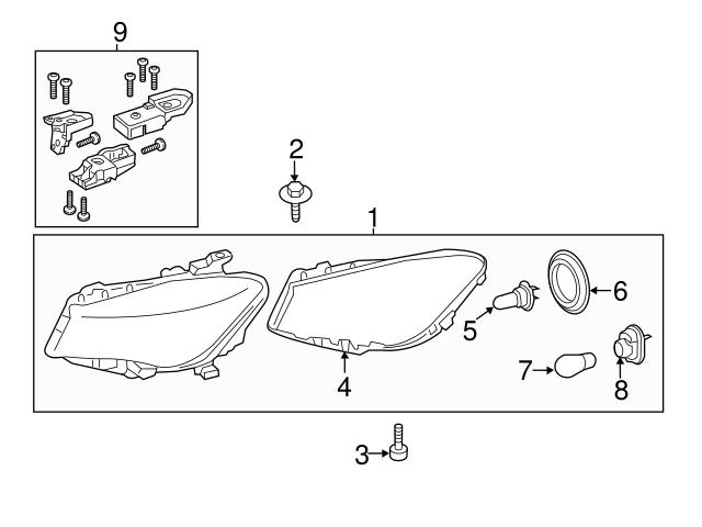 Genuine Mercedes 1178200014 Headlight Restoration Kit; Left - Mercedes
