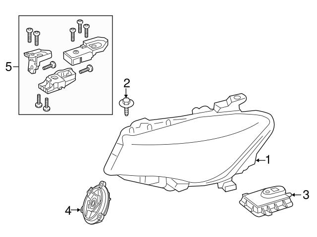 Genuine Mercedes 117820250064 Headlight Restoration Kit; Left ...