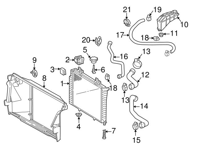 Genuine Mercedes 126501002064 Alternator Bracket; Upper - Mercedes ...