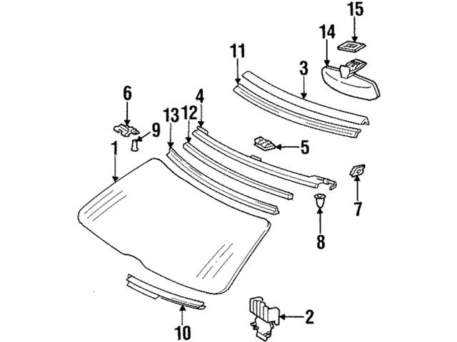 O.E.M. 0069885778, 0018010731 Interior Panel Clip - Mercedes