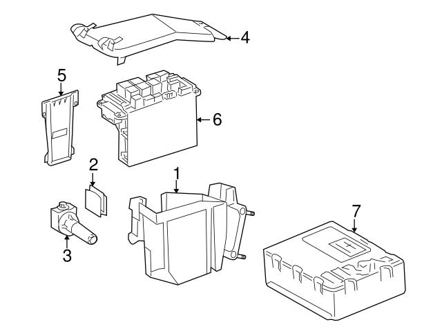 Genuine Mercedes 1299974981 Fuse Box Grommet; Right, Front - Mercedes