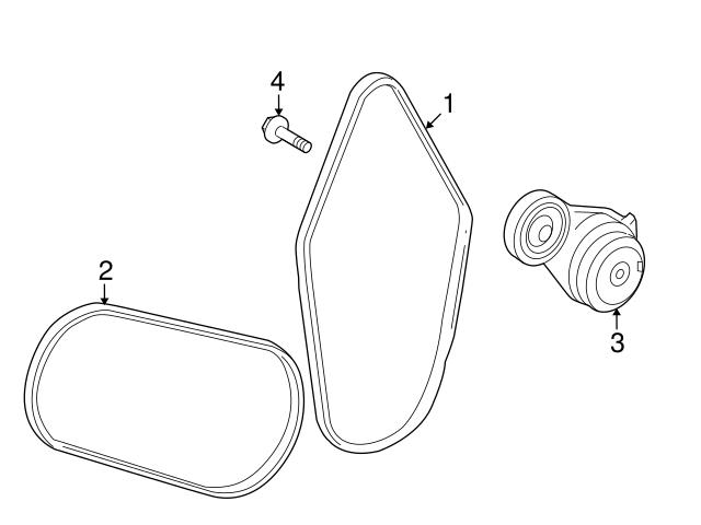 Genuine Smart 132200007064 Belt Tensioner Assembly - Smart | 1322000070