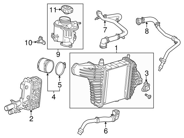 Genuine Mercedes 1332000452 Coolant Hose - Mercedes