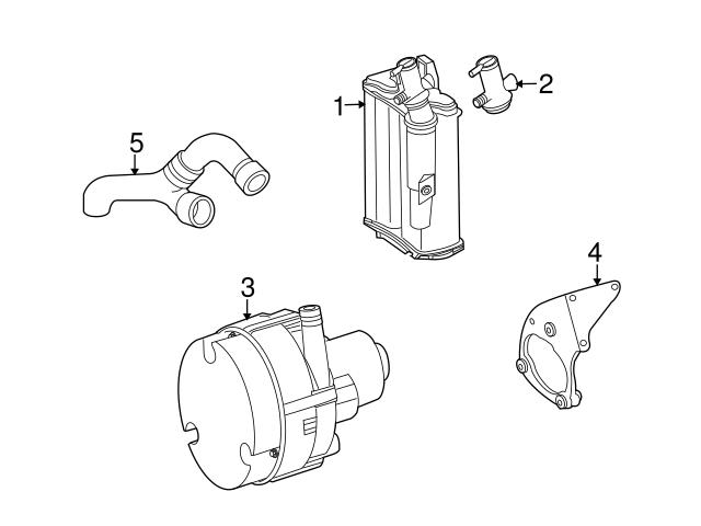 Genuine Mercedes 1372300182 Air Pump Hose - Mercedes