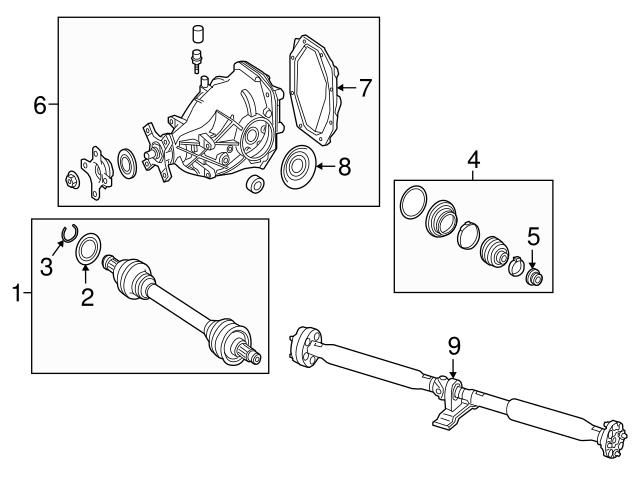 Genuine Mercedes 1403570372 Axle Nut; Rear, Left, Right - Mercedes ...