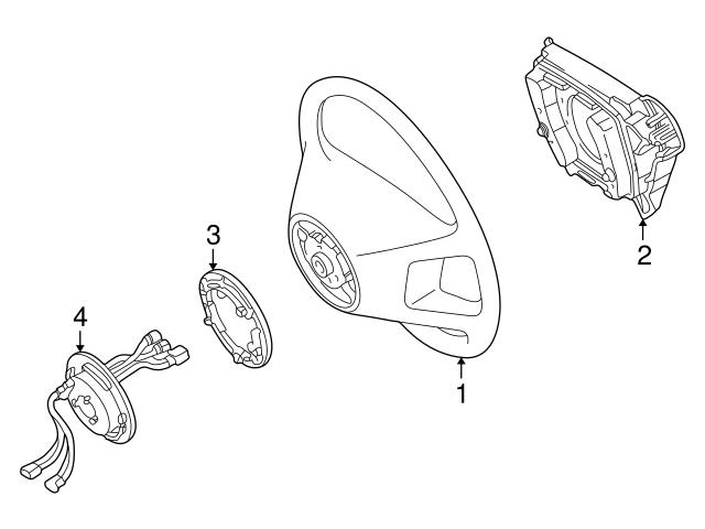 Genuine Mercedes 140464292865 Horn Contact Ring - Mercedes | 1404642928 ...