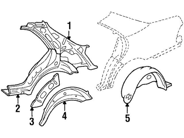 Genuine Mercedes 1406980530 Brake Dust Shield; Left - Mercedes