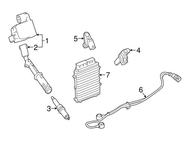 Genuine Mercedes 1579060000 Direct Ignition Coil - Mercedes ...