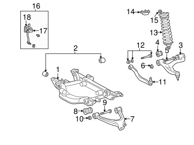Genuine Mercedes 1633500606 Lateral Arm Bolt; Left, Right - Mercedes ...