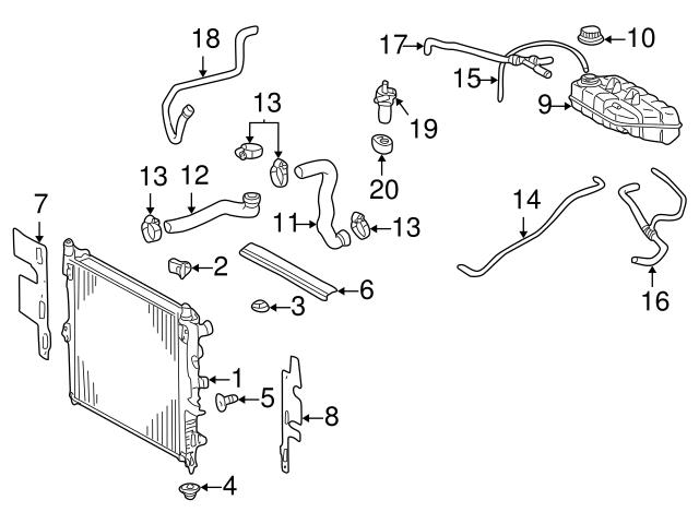 Genuine Mercedes 1635010081 Engine Water Pump Insulator - Mercedes