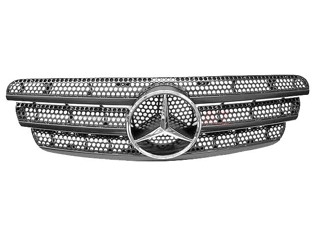 Genuine Mercedes 16388001857167, A16388001857167 Grille; Dark Grey