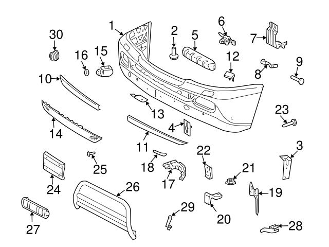 Genuine Mercedes 16388015059999 Jack Plug Cover; Front Inner - Mercedes ...