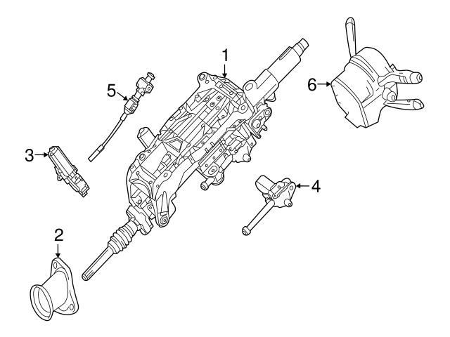 Genuine Mercedes 1644601237 Steering Coupling Boot - Mercedes ...