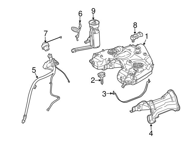 Genuine Mercedes 1644701194 Fuel Pump, Electric - Mercedes | A1644701194