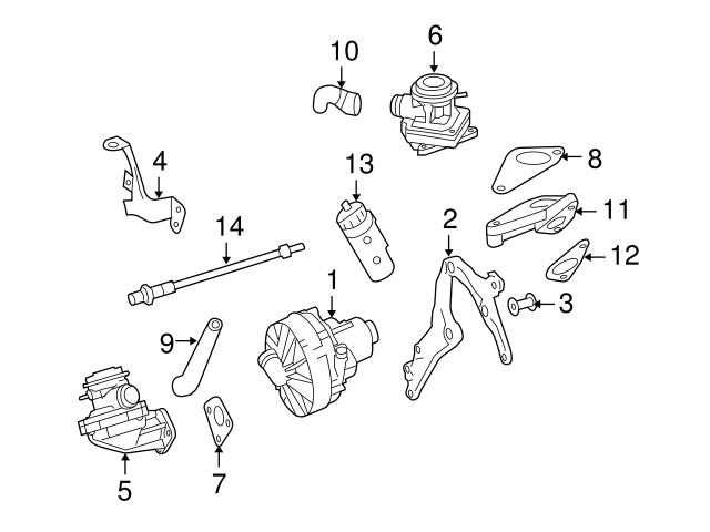 Genuine Mercedes 1644701359 Vapor Canister Filter Seal - Mercedes