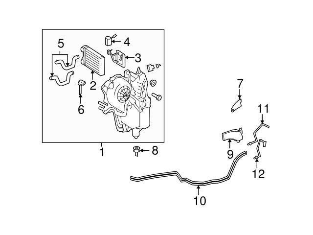 Genuine Mercedes 1648304715 Heater Inlet & Outlet Hose Clamp - Mercedes