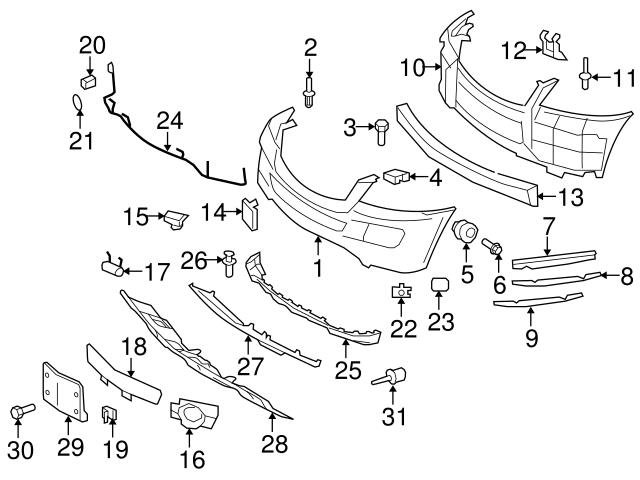 Genuine Mercedes 1648800724 Fog Light Cover; Front Left - Mercedes