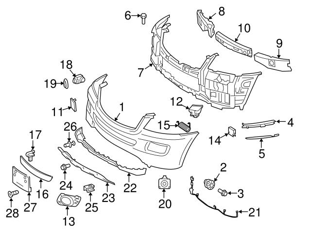 Genuine Mercedes 1648853923 Fog Light Trim; Front Left - Mercedes