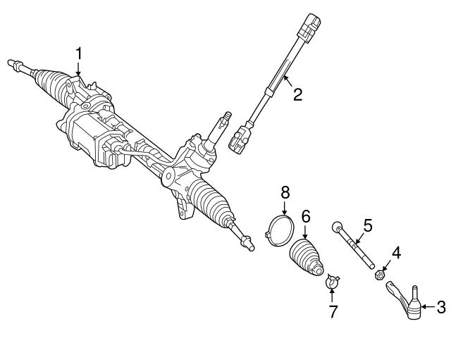 Genuine Mercedes 1664600510 Steering Shaft Flex Coupling Disc; Lower ...
