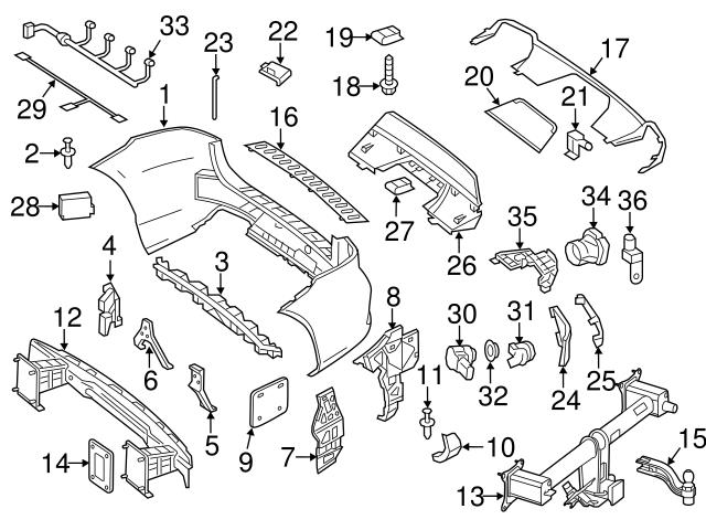 Genuine Mercedes 1664901527 Tailpipe; Left - Mercedes