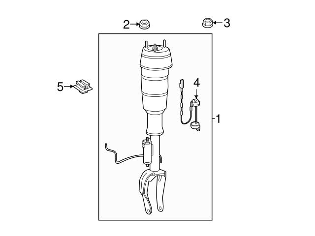 Genuine Mercedes 1665400005 Parking Aid System Wiring Harness; Left ...