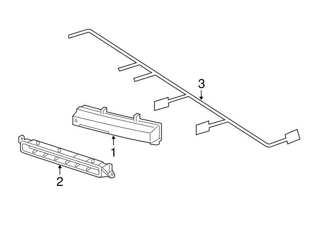 Genuine Mercedes 1665408032 Parking Aid System Wiring Harness - Mercedes