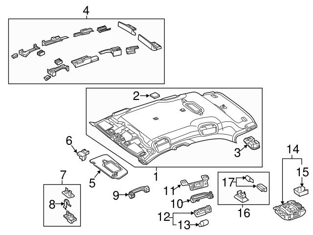 Genuine Mercedes 16681006549051 Interior Grab Bar; Rear Right - Mercedes