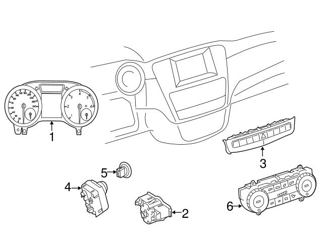 Genuine Mercedes 16690001088Q96 Combination Switch - Mercedes ...