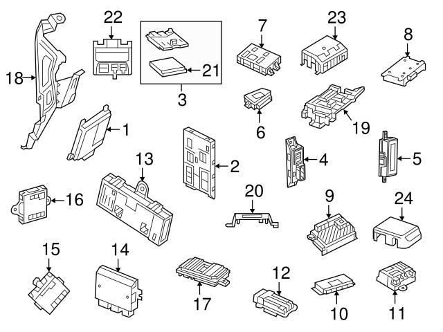 Genuine Mercedes 1669003309 Engine Control Module - Mercedes ...