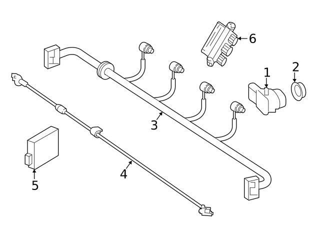 Genuine Mercedes 1679050200 Liftgate Control Module; Rear - Mercedes ...