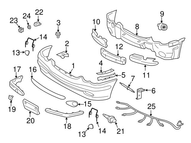 Genuine Mercedes 1688850067 Parking Aid Sensor Housing; Front - Mercedes