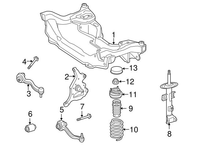 Genuine Mercedes 171320024464 Coil Spring Damper; Front - Mercedes ...