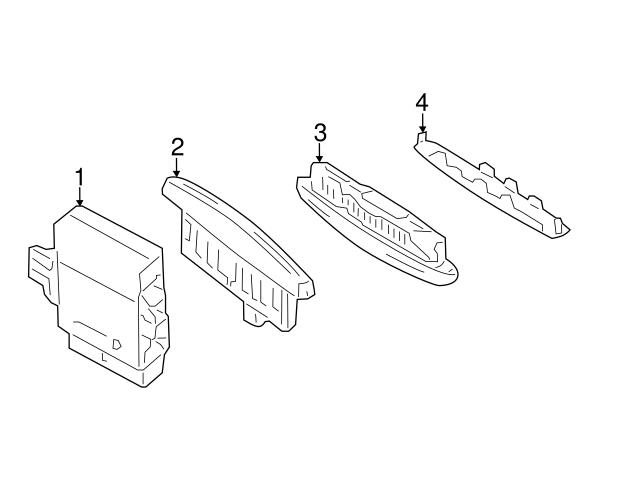 Genuine Mercedes 1715420040 Parking Aid System Control Module Bracket ...