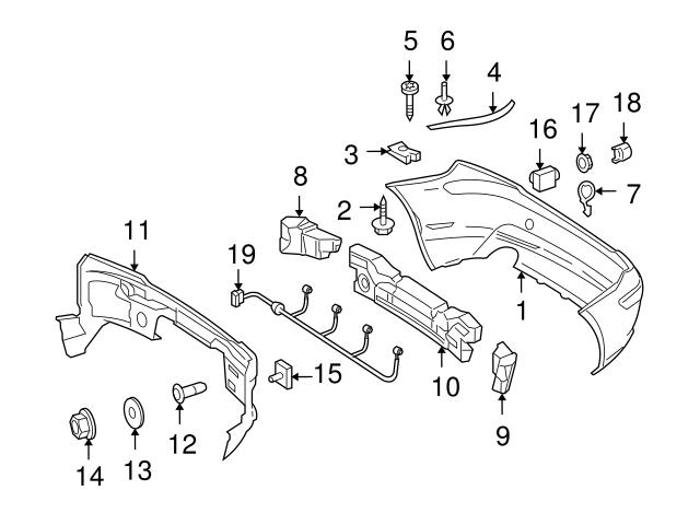 Genuine Mercedes 17188505239999 Tow Eye Cap; Rear - Mercedes | 1718850523